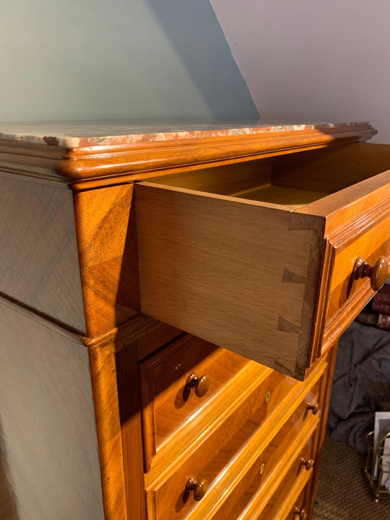 Walnut Chest of Drawers at 1stDibs