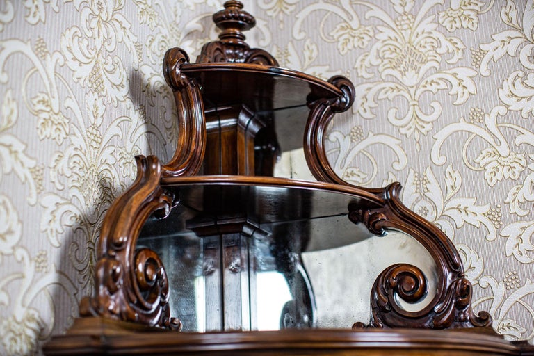 Dark Brown Walnut Corner Commode From the 2nd Half of the 19th Century ...