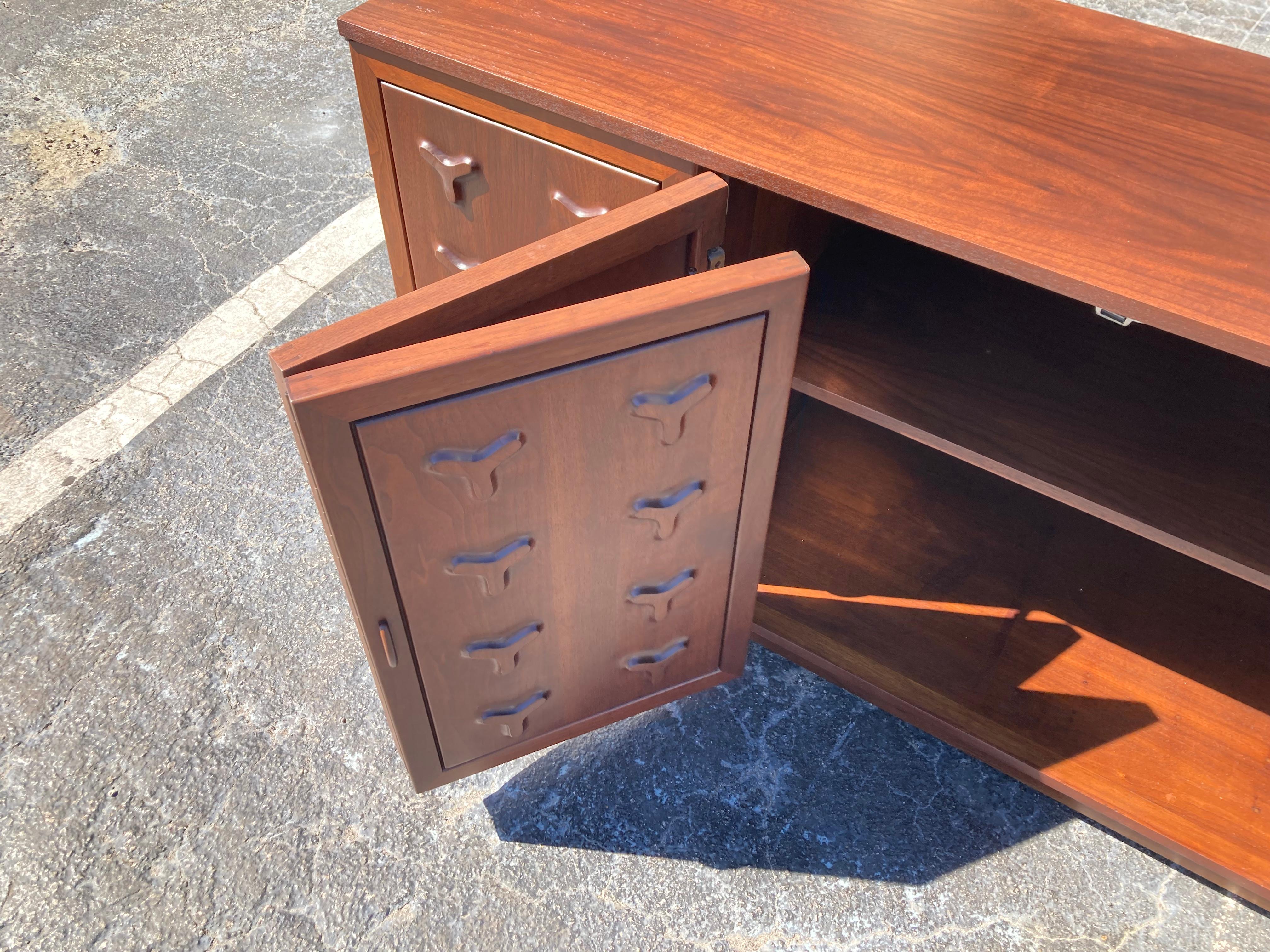 Walnut Credenza by Jorgen Hansen and Jens Thuesen for Romweber For Sale ...