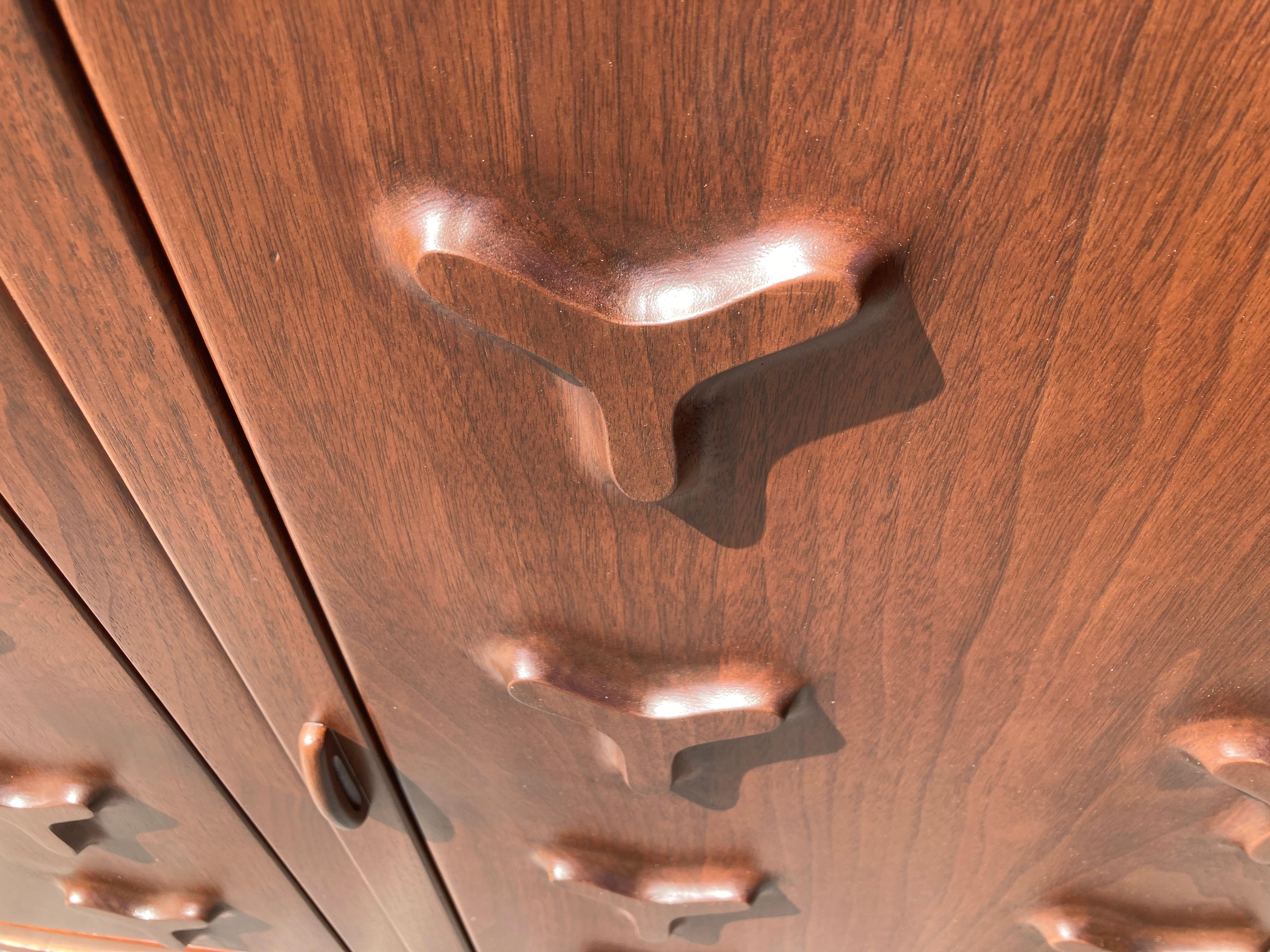 Walnut Credenza by Jorgen Hansen and Jens Thuesen for Romweber For Sale ...