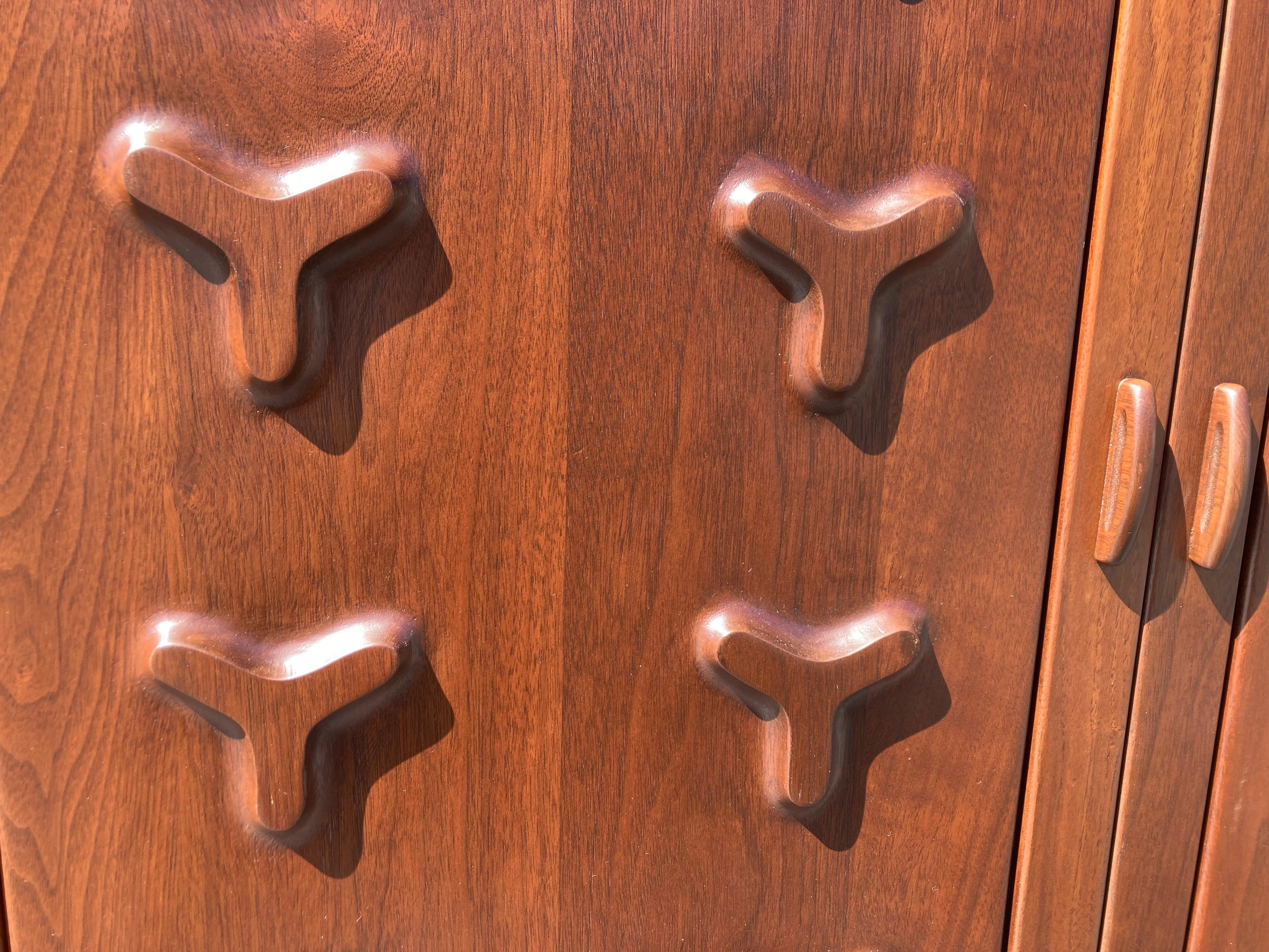Walnut Credenza by Jorgen Hansen and Jens Thuesen for Romweber For Sale ...
