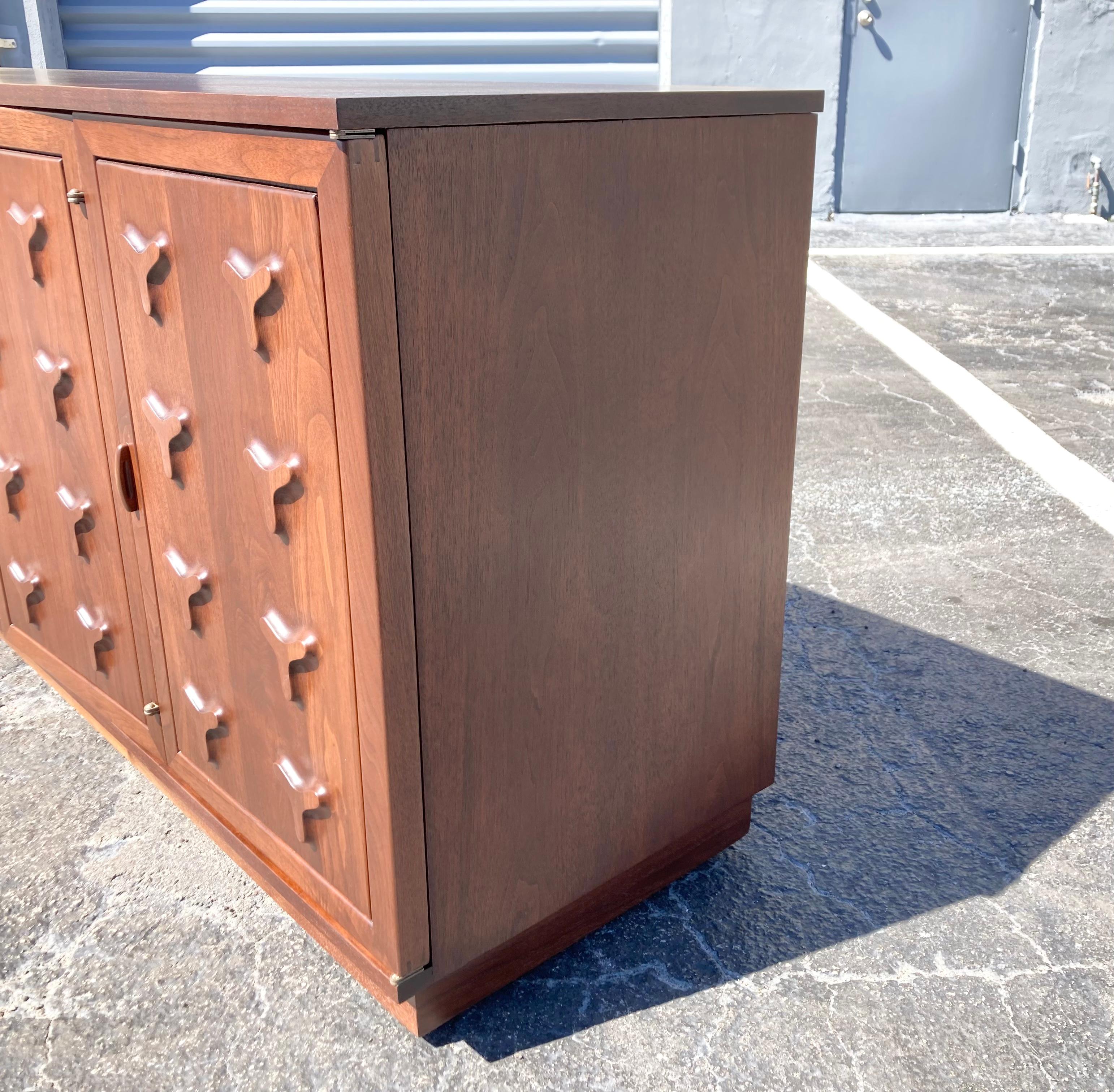 Walnut Credenza by Jorgen Hansen and Jens Thuesen for Romweber For Sale ...