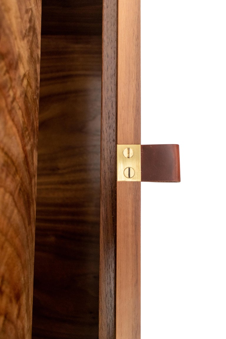 Walnut Dresser with Figured Claro Walnut Front by Boyd and Allister For ...