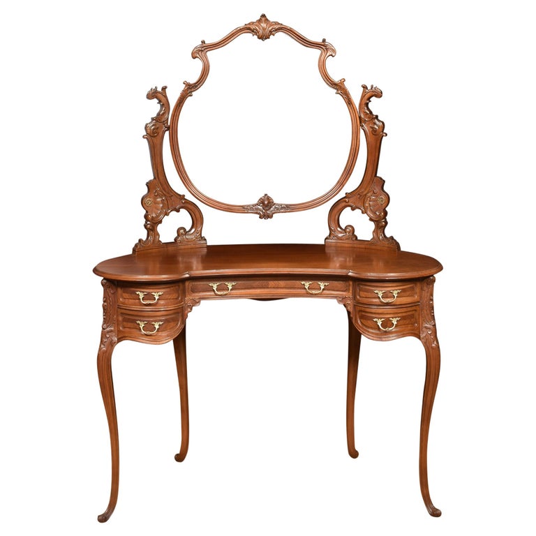 Walnut Dressing Table at 1stDibs
