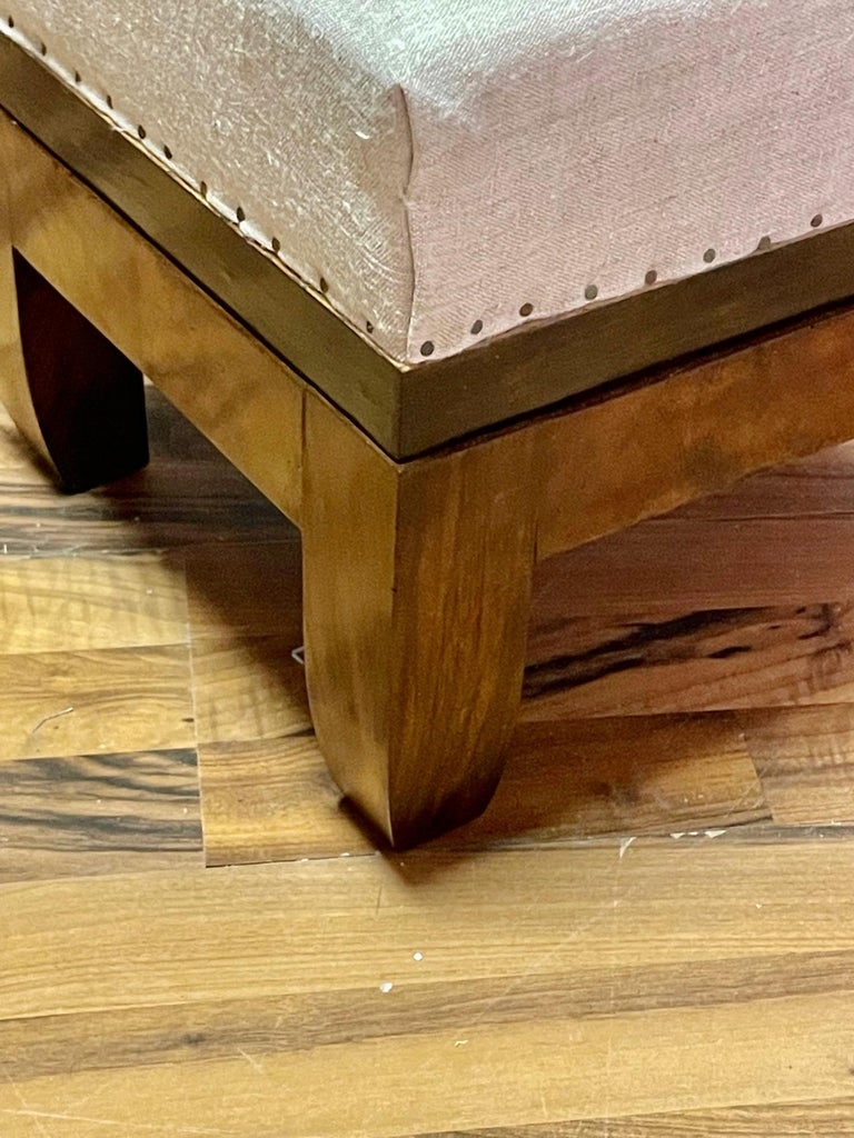 Walnut Framed Upholstered Footstools, Italy, 19th Century For Sale at ...