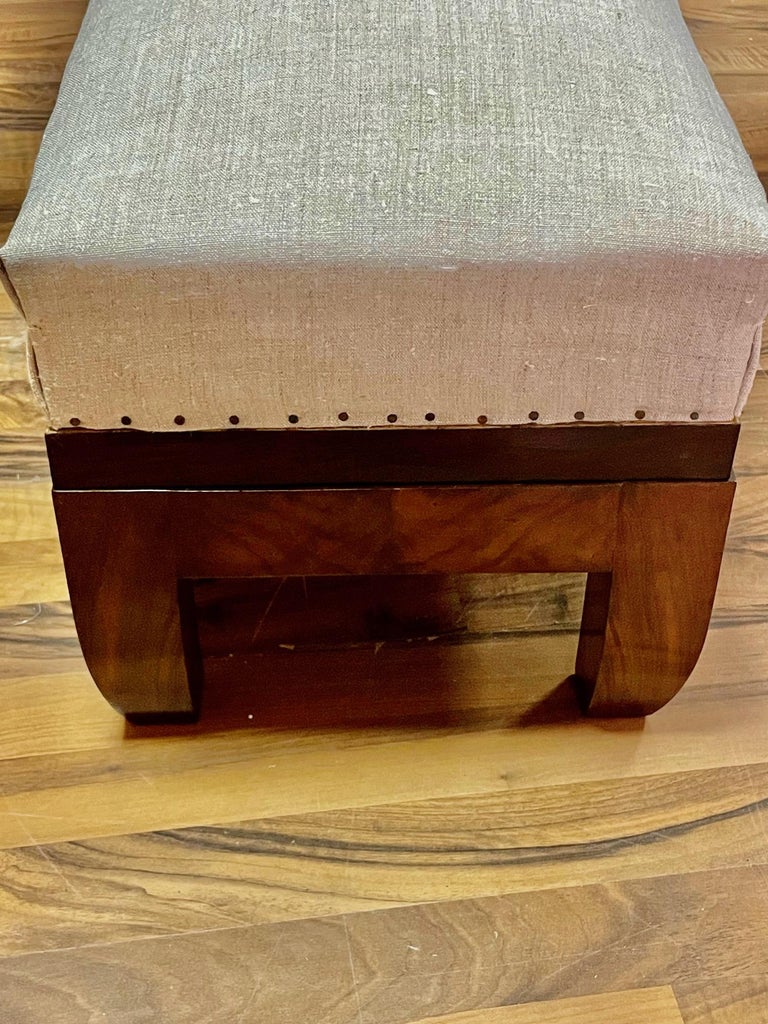 Walnut Framed Upholstered Footstools, Italy, 19th Century For Sale at ...