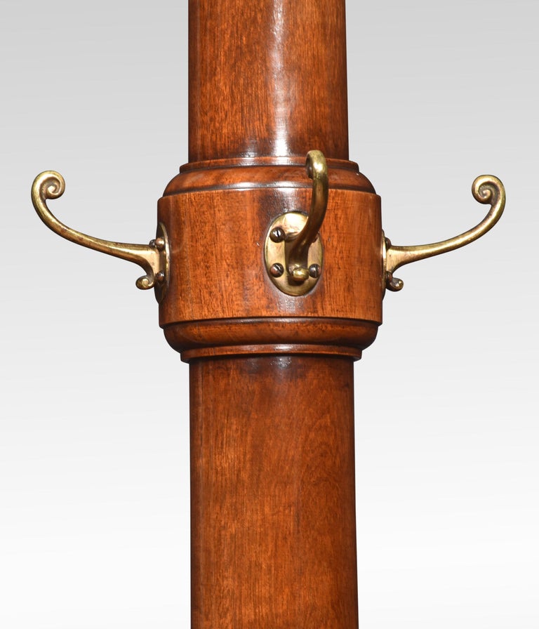 Walnut Hat and Coat Stand at 1stDibs