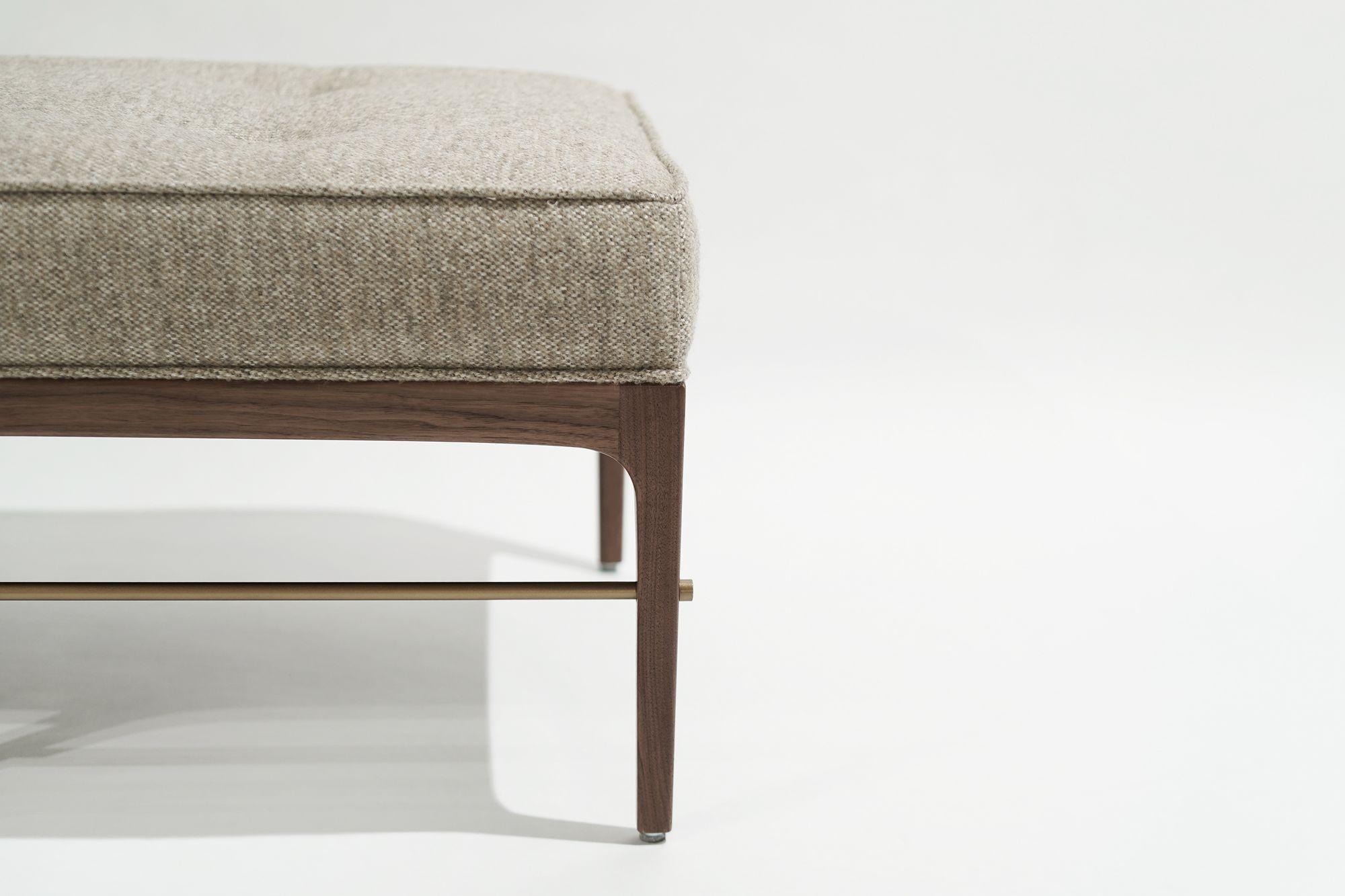 Walnut Linear Bench by Stamford Modern For Sale at 1stDibs