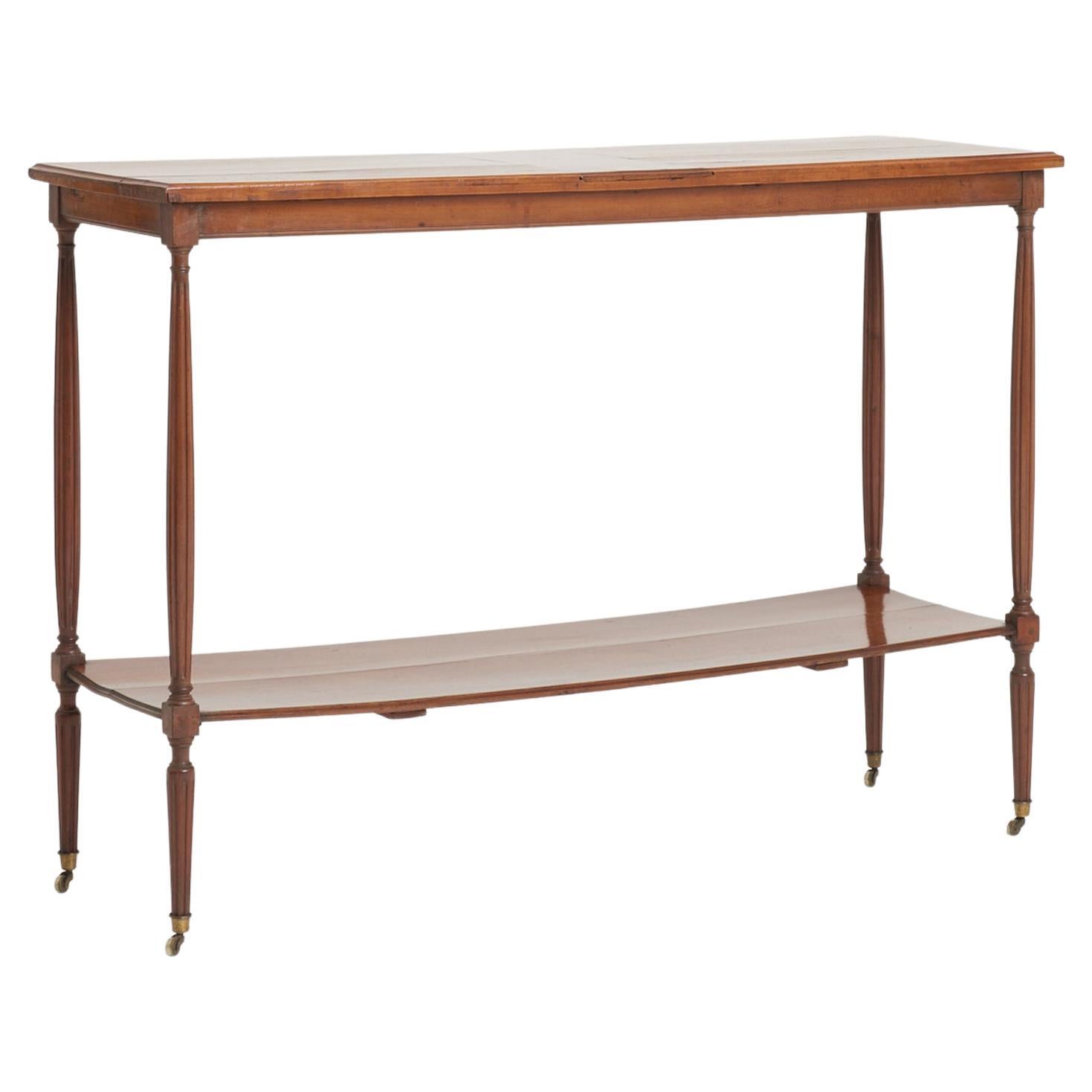 French Louis XVI Walnut Console at 1stDibs