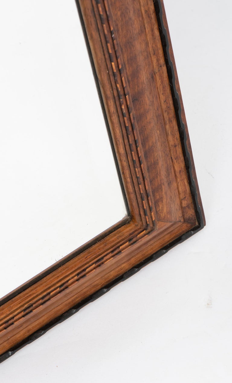 Walnut Mirror by Edward Barnsley, England, circa 1920 For Sale at 1stDibs