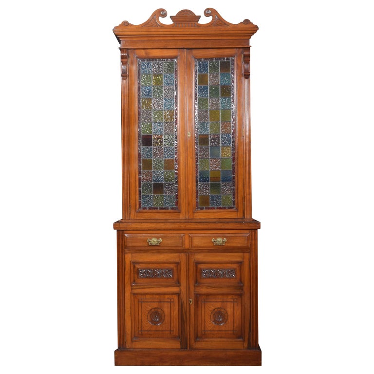 Walnut Narrow Bookcase For Sale at 1stDibs | narrow walnut bookcase