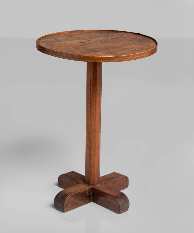 Walnut and Oak Primitive Side Table, France, circa 1860 at 1stDibs