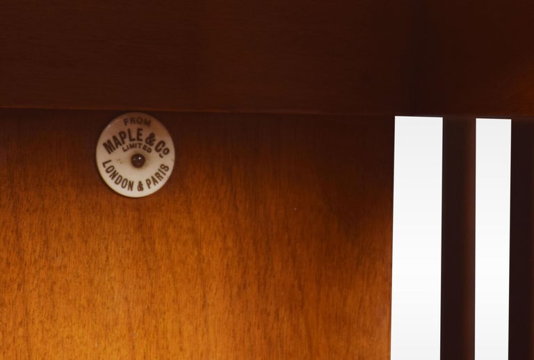 Walnut Revolving Bookcase by Maple and Co For Sale at 1stDibs