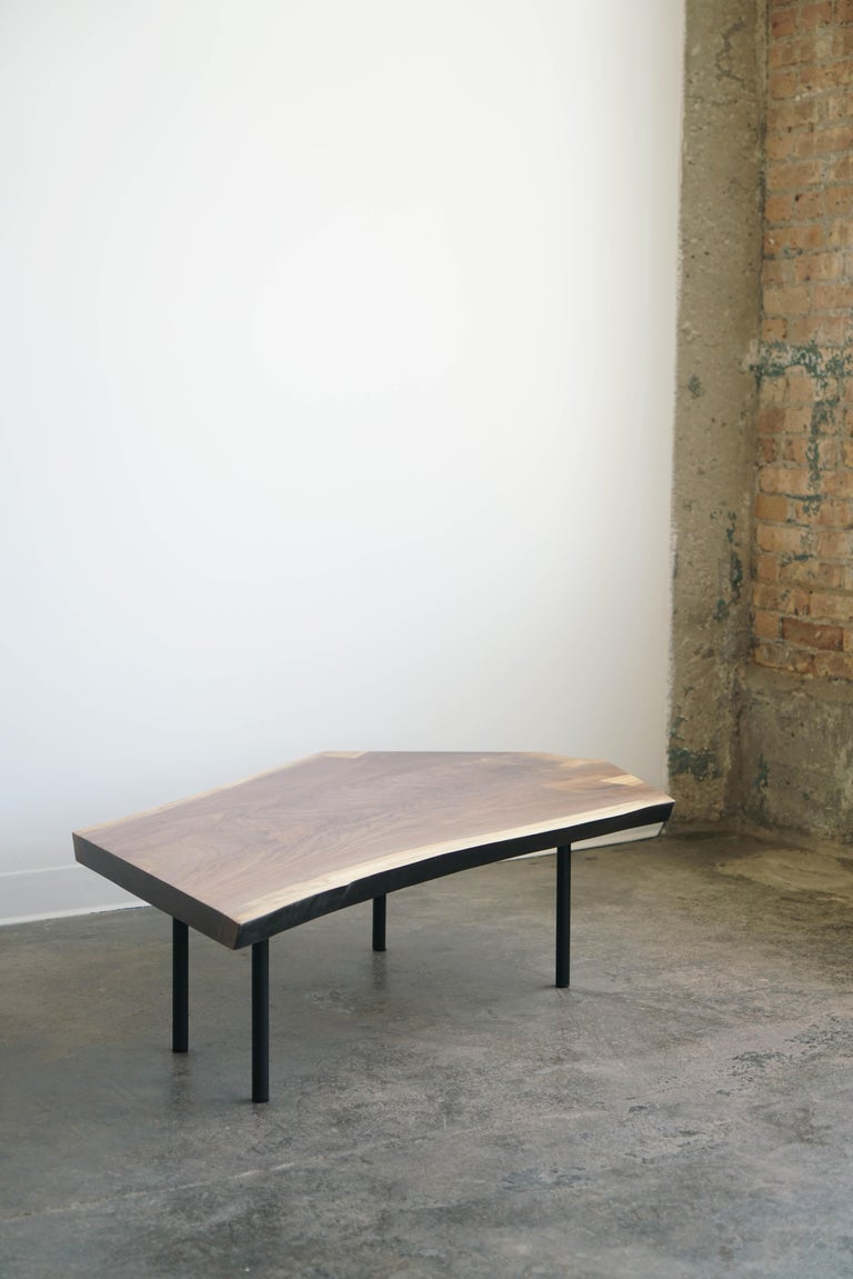 Walnut Live-edge Slab Coffee Table by Last Workshop, 2011 organic ...