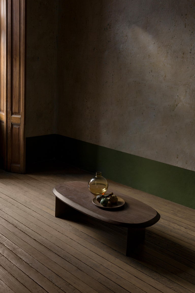 Duna Rectangular Coffee Table in Solid Walnut Wood Coffee Table by Joel ...