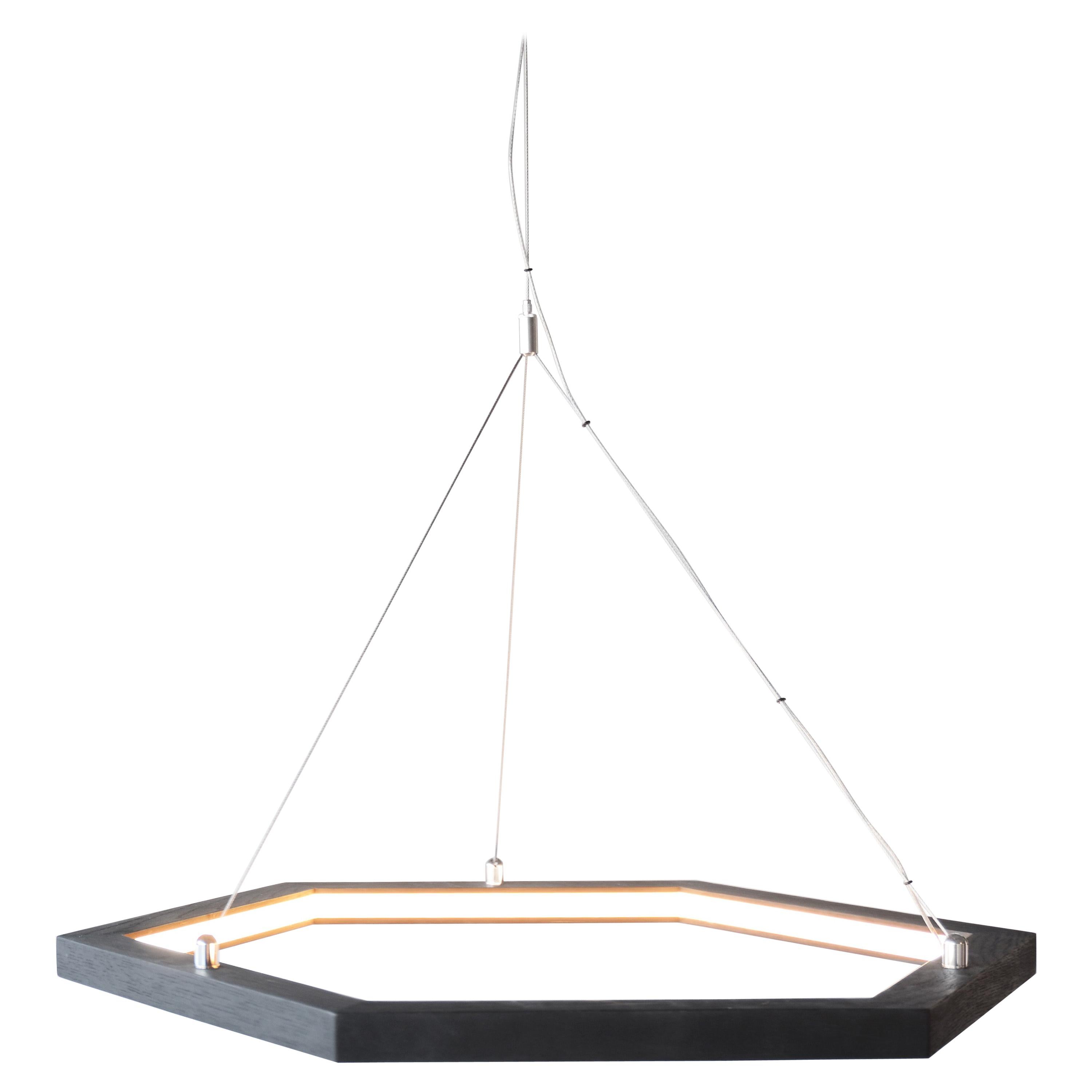 Walnut Small Bolt Sconce, Pendant by Hollis and Morris For Sale at 1stDibs