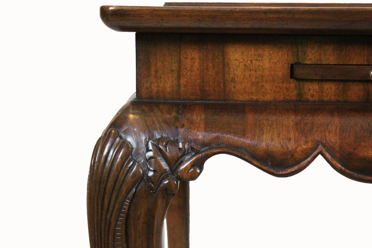 Walnut Chippendale Style Tea Table at 1stDibs