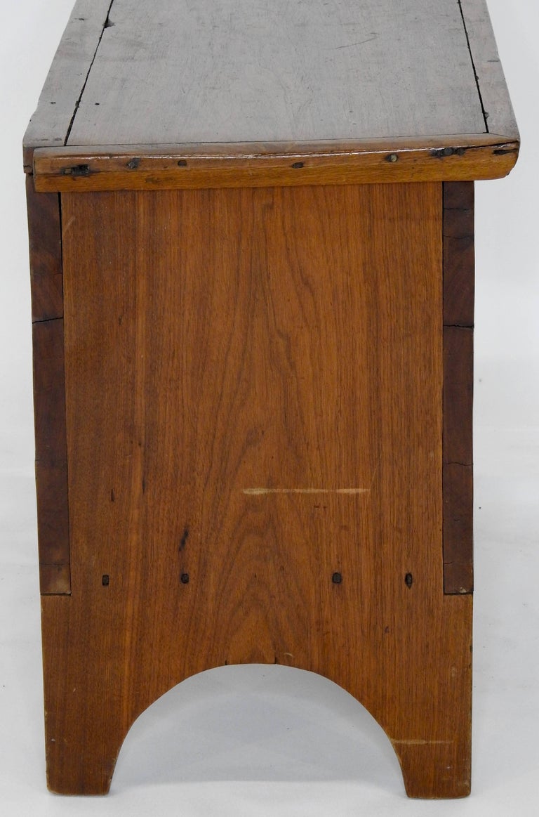 Walnut Sugar Chest with Lift Top, Early 19th Century For Sale at 1stDibs