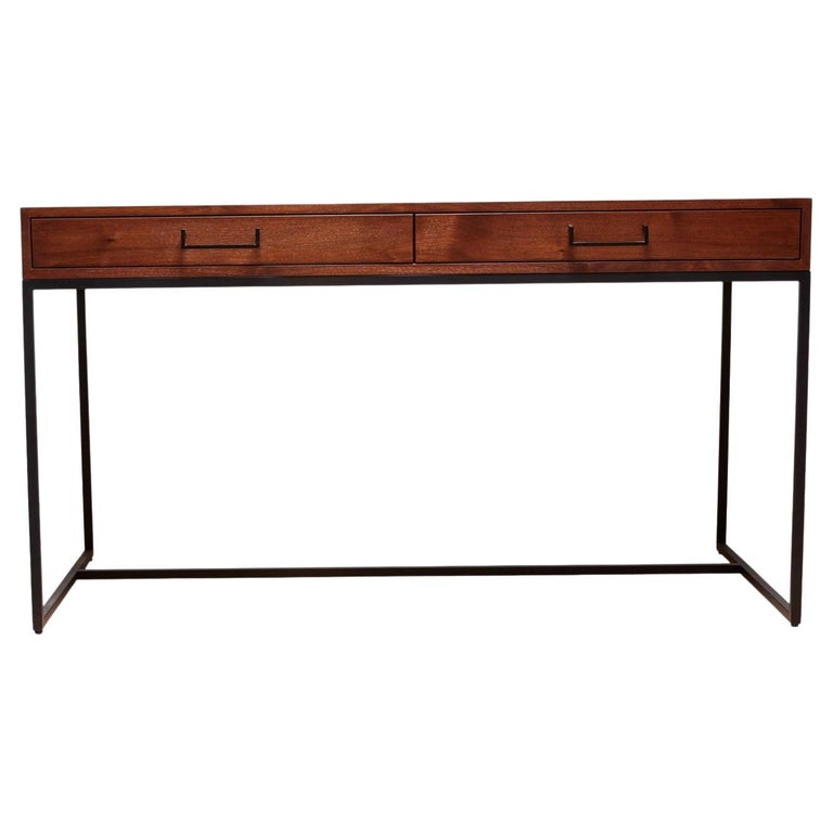 Walnut Thin Frame Desk by Lawson-Fenning For Sale at 1stDibs