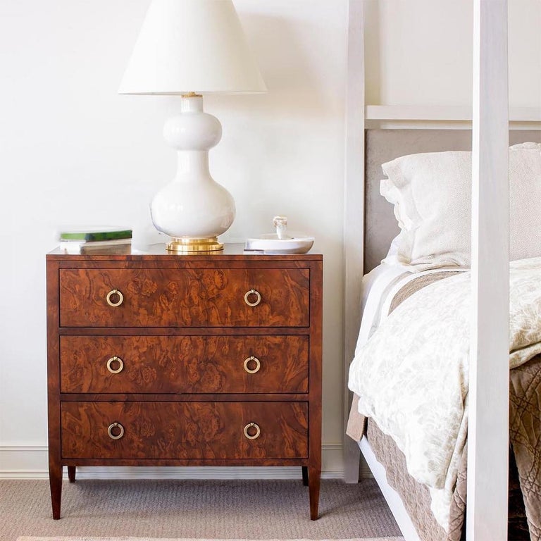 Walnut Three Drawer Chests For Sale at 1stDibs