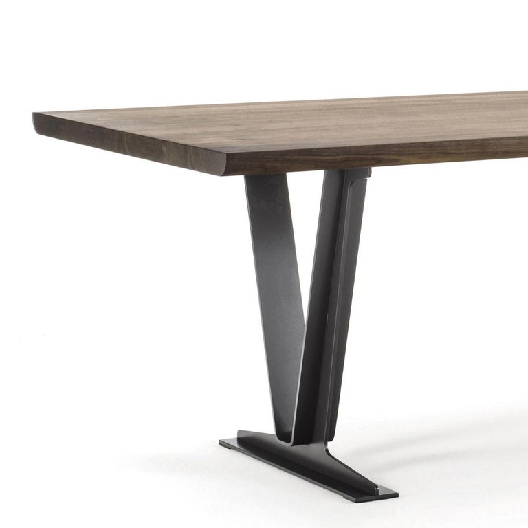 Walnut V Shape Dining Table For Sale at 1stDibs