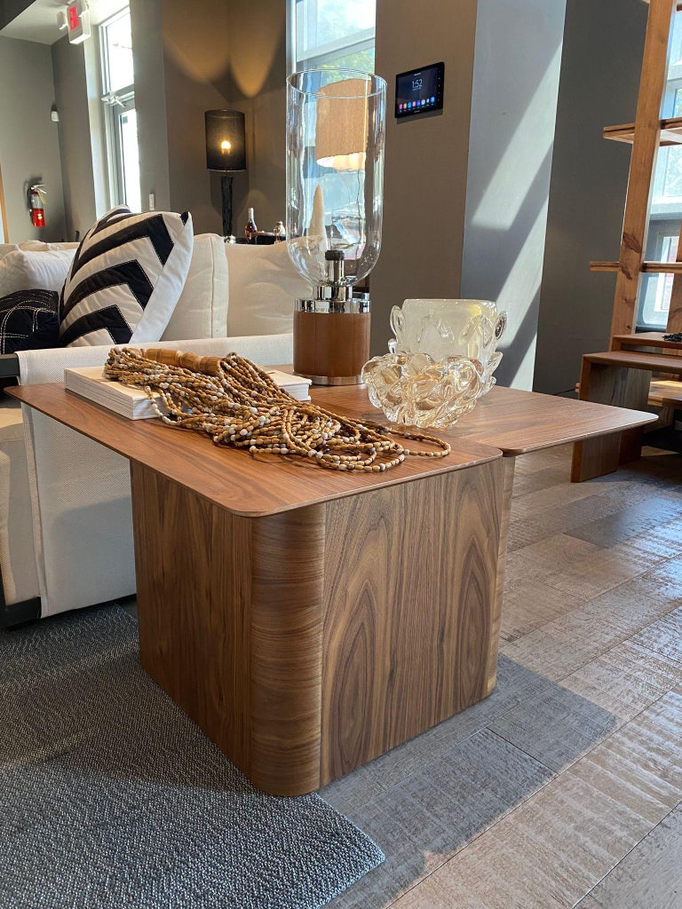 Side Table Pixel, Walnut Wood For Sale at 1stDibs