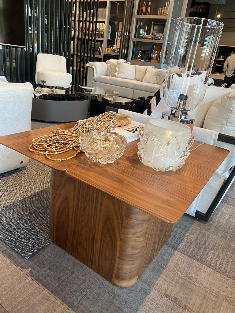 Side Table Pixel, Walnut Wood For Sale at 1stDibs