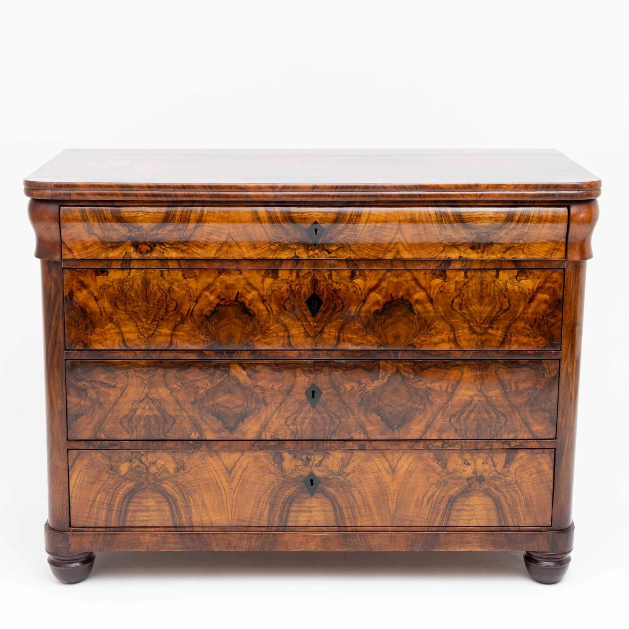 Walnut Writing Chest of Drawers, Germany, Mid-19th Century For Sale at ...