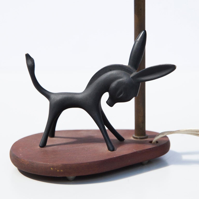 Walter Bosse Donkey Table Lamp, 1950s For Sale at 1stDibs