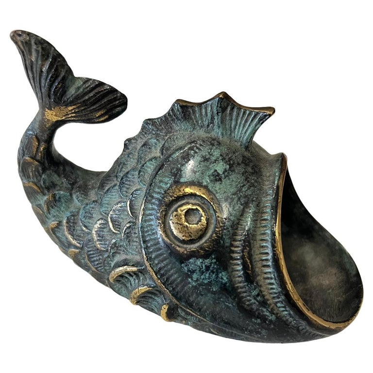 Walter Bosse Fish Sculpture Vienna Austria 1950 For Sale at 1stDibs