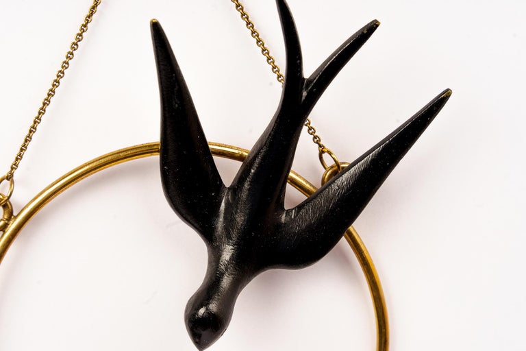 Walter Bosse Swallow Birds Key Holder Around 1950s For Sale at 1stDibs