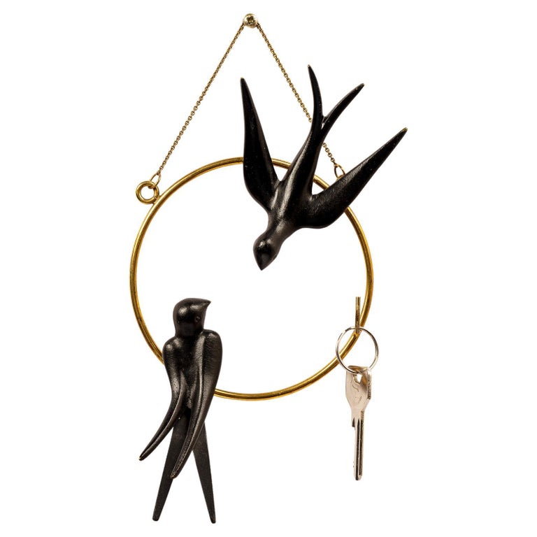 Walter Bosse Swallow Birds Key Holder Around 1950s For Sale at 1stDibs