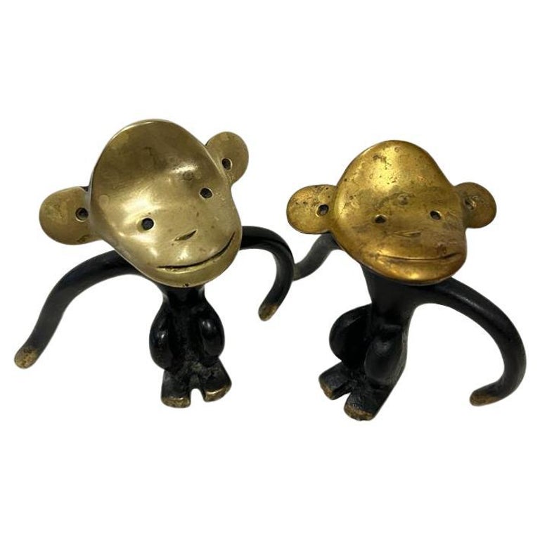 Walter Bosse, Two Monkey Corkscrew 1950s Austria For Sale at 1stDibs