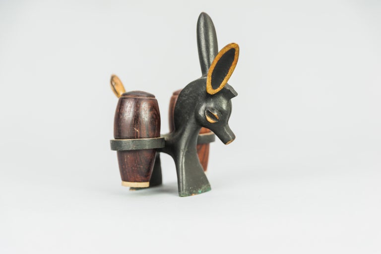 Walter Bosse Zebra Donkey Salt and Pepper Shaker Set For Sale at ...