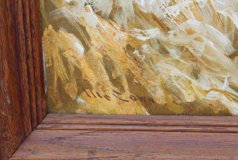 Walter Edwin McCown - Yellow and White Abstract Tree Landscape at 1stDibs