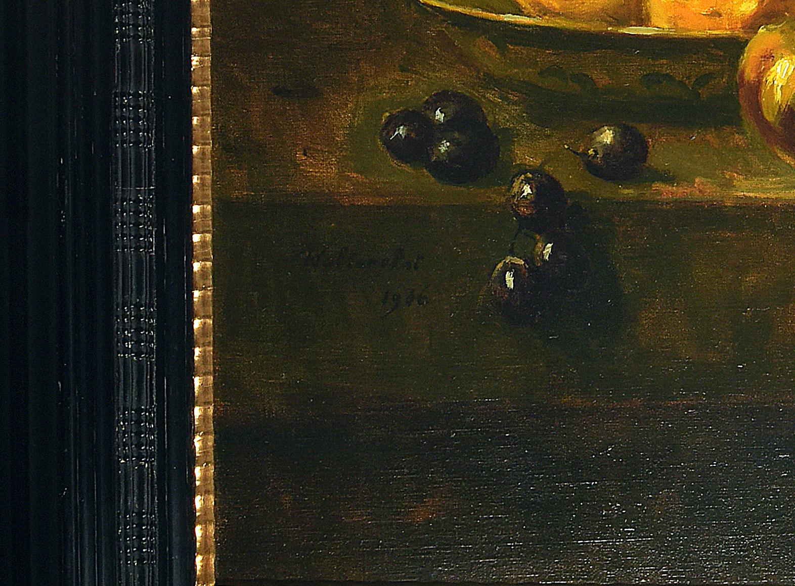 Walter Elst - Antiek Stilleven Antique Still Life Oil Painting on Canvas In Stock For Sale at ...