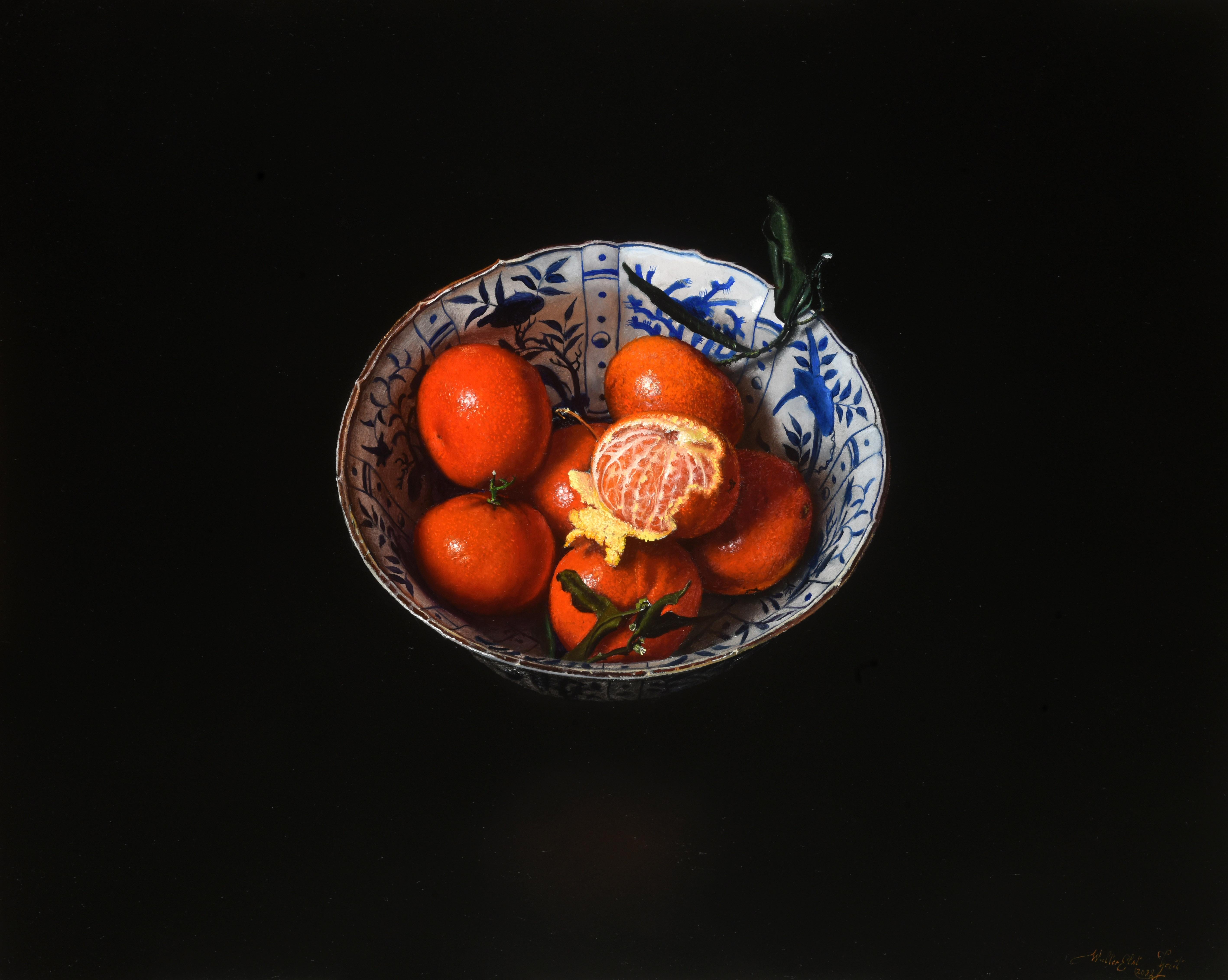 Juane Xue - Oranje Tafel Orange Table Oil Painting Still Life Table Light In Stock For Sale at ...