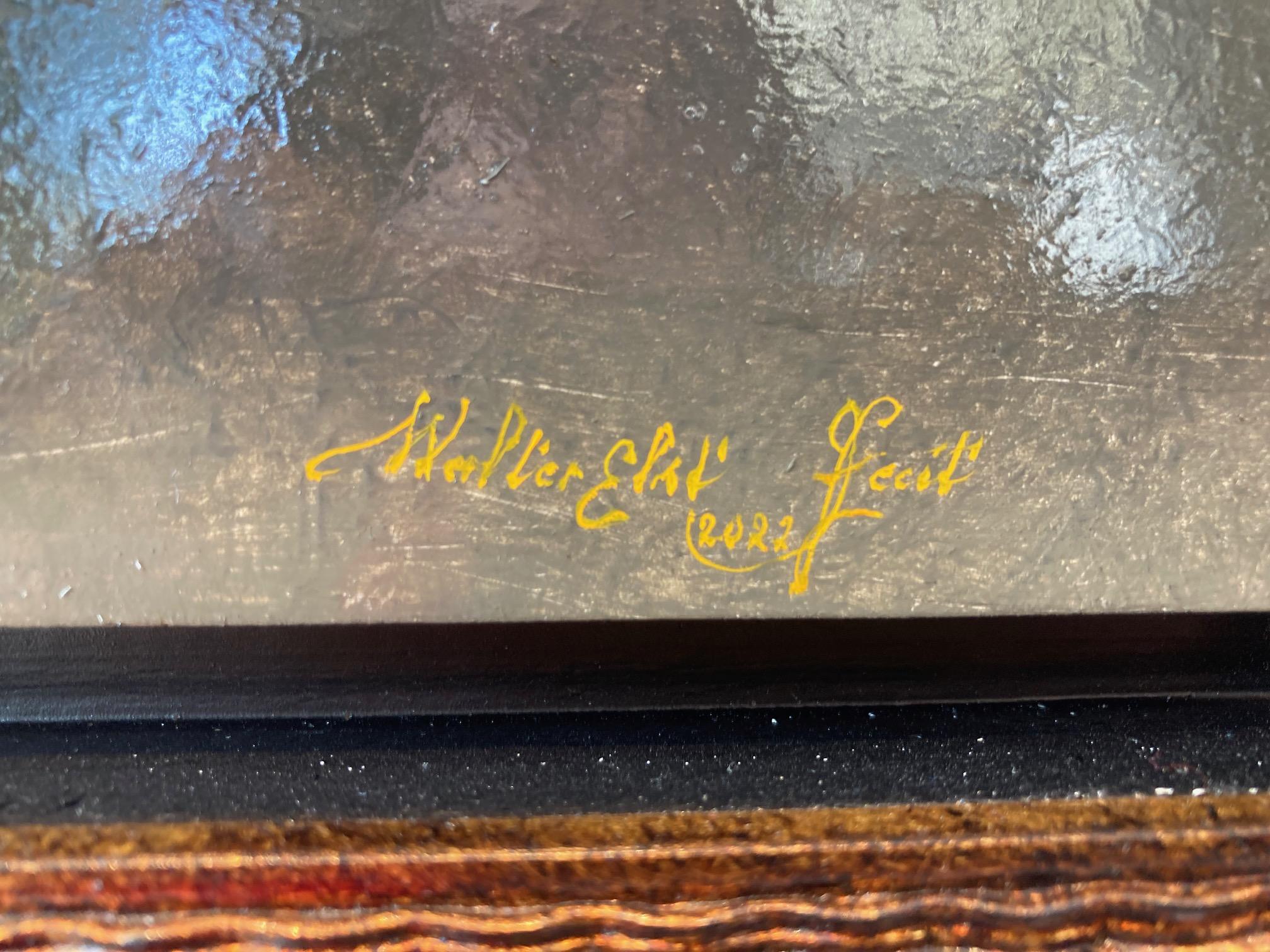 Walter Elst - Een Gouden Oogst Golden Harvest Oil Painting on Panel Still Life In Stock For Sale ...