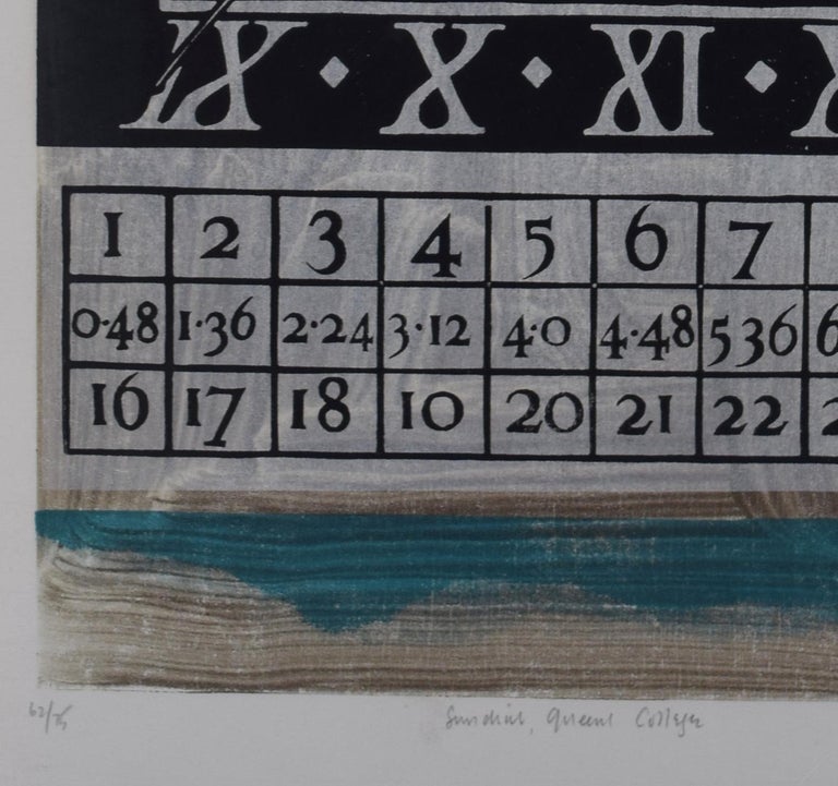 Walter Hoyle - Walter Hoyle Queens' College Cambridge linocut print ...