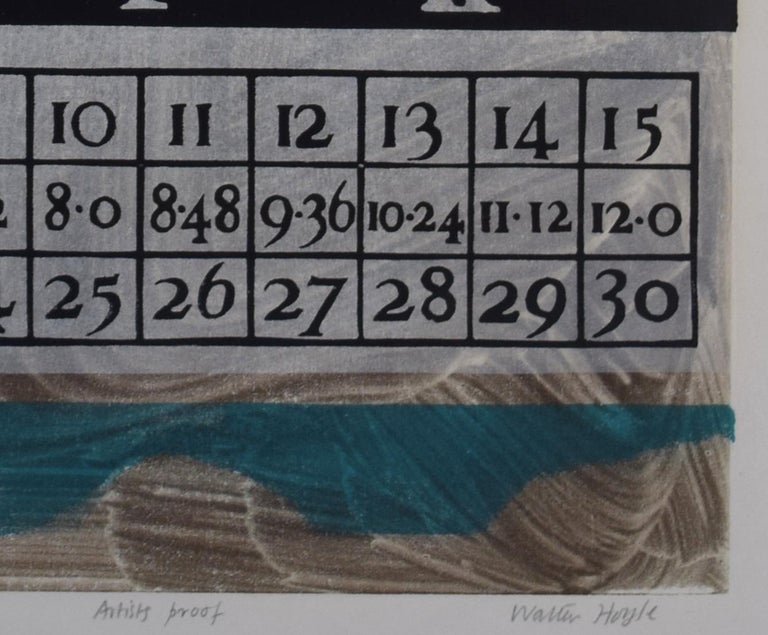 Walter Hoyle - Walter Hoyle Queens' College Cambridge linocut print ...