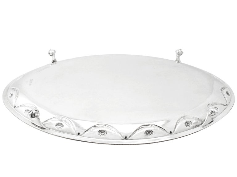 Walter and John Barnard Antique Victorian Sterling Silver Salver For ...