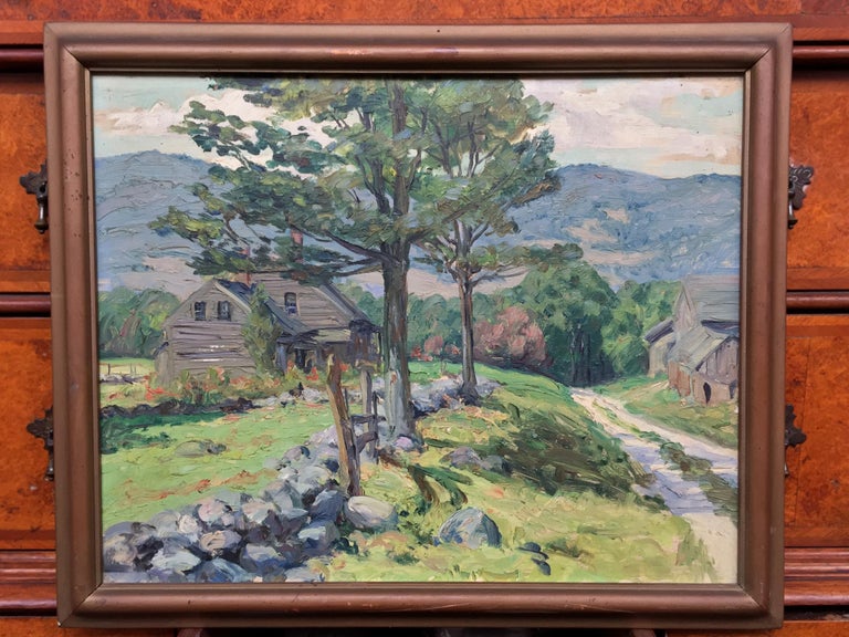 Walter King Stone Landscape Painting at 1stDibs