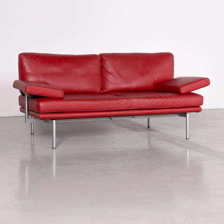 Walter Knoll Living Platform Designer Leather Couch Red by EOOS Design ...