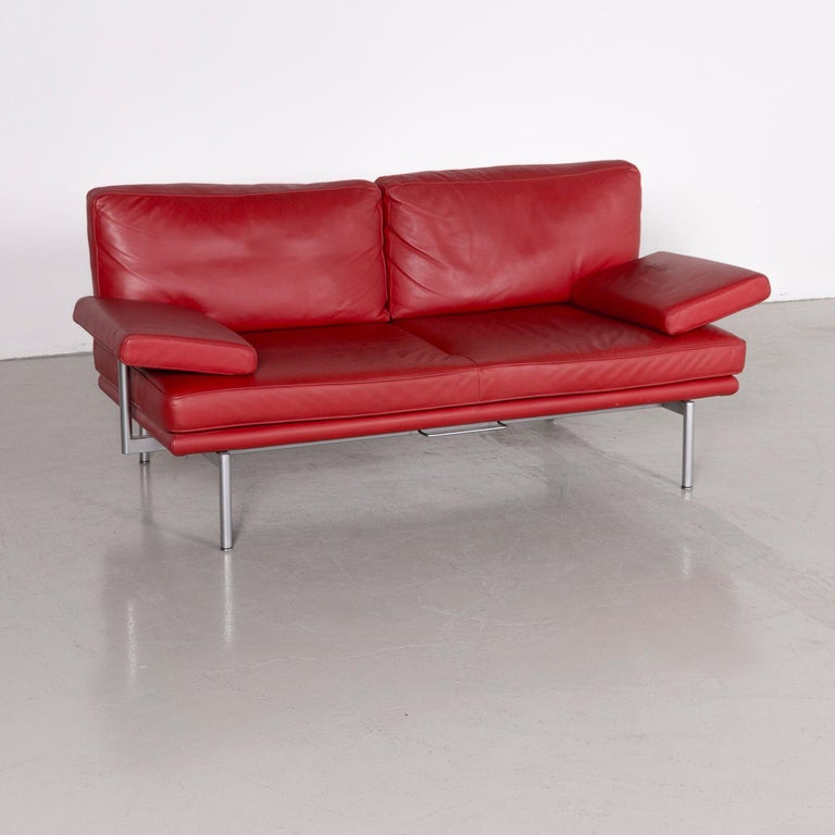 Walter Knoll Living Platform Designer Leather Couch Red by EOOS Design ...