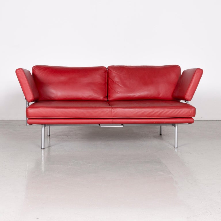 Walter Knoll Living Platform Designer Leather Couch Red by EOOS Design ...