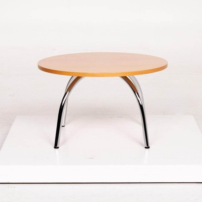 Walter Knoll Wooden Coffee Table Round Table For Sale at 1stDibs