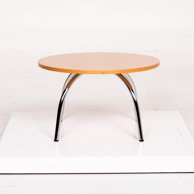 Walter Knoll Wooden Coffee Table Round Table For Sale at 1stDibs