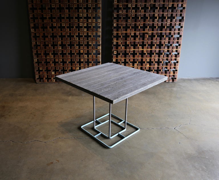 Walter Lamb Dining Table for Brown Jordan, circa 1960 For Sale at 1stDibs