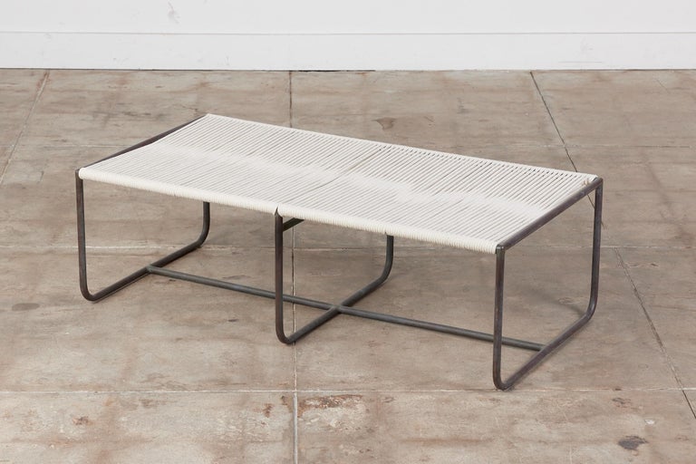 Walter Lamb for Brown Jordan Bronze Patio Two Seater Bench For Sale at ...