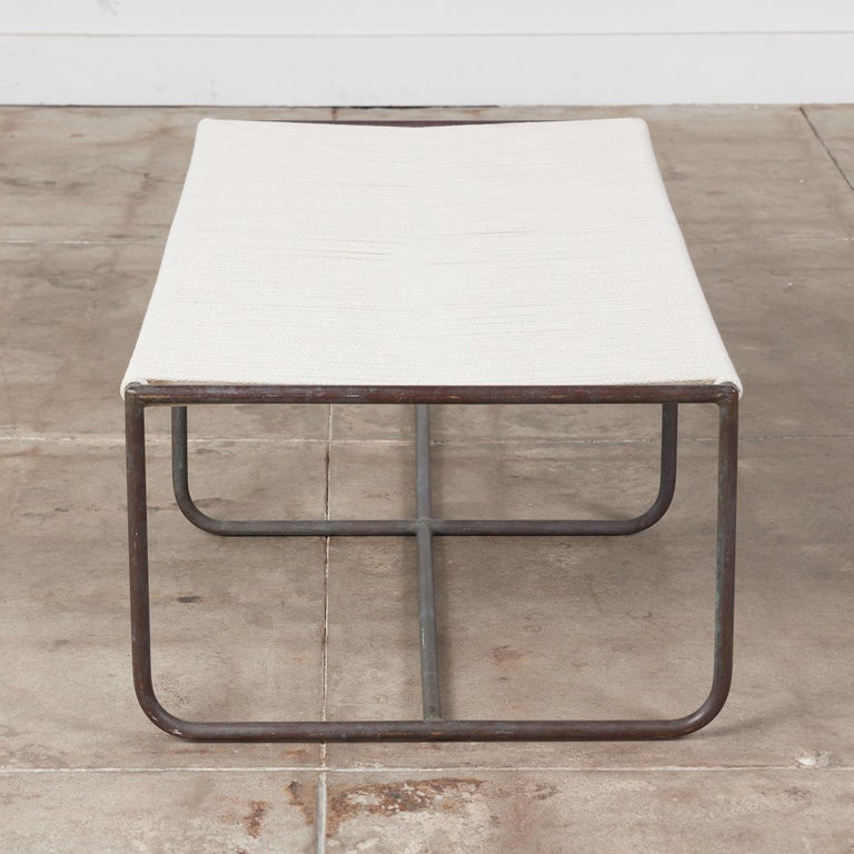 Walter Lamb for Brown Jordan Bronze Patio Two Seater Bench For Sale at ...